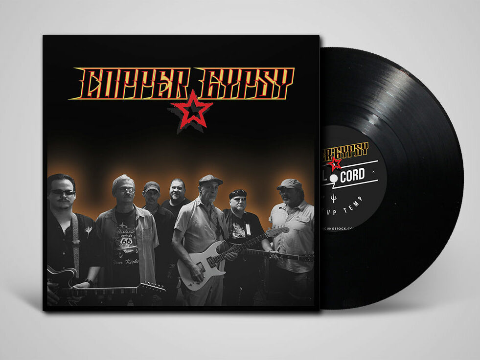 Album Cover for Copper Gypsy - Nick France Design